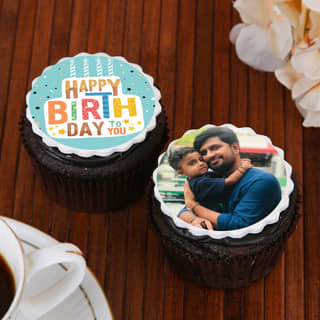 Personalised Cupcakes | Order Photo Cupcakes Online | Free Delivery