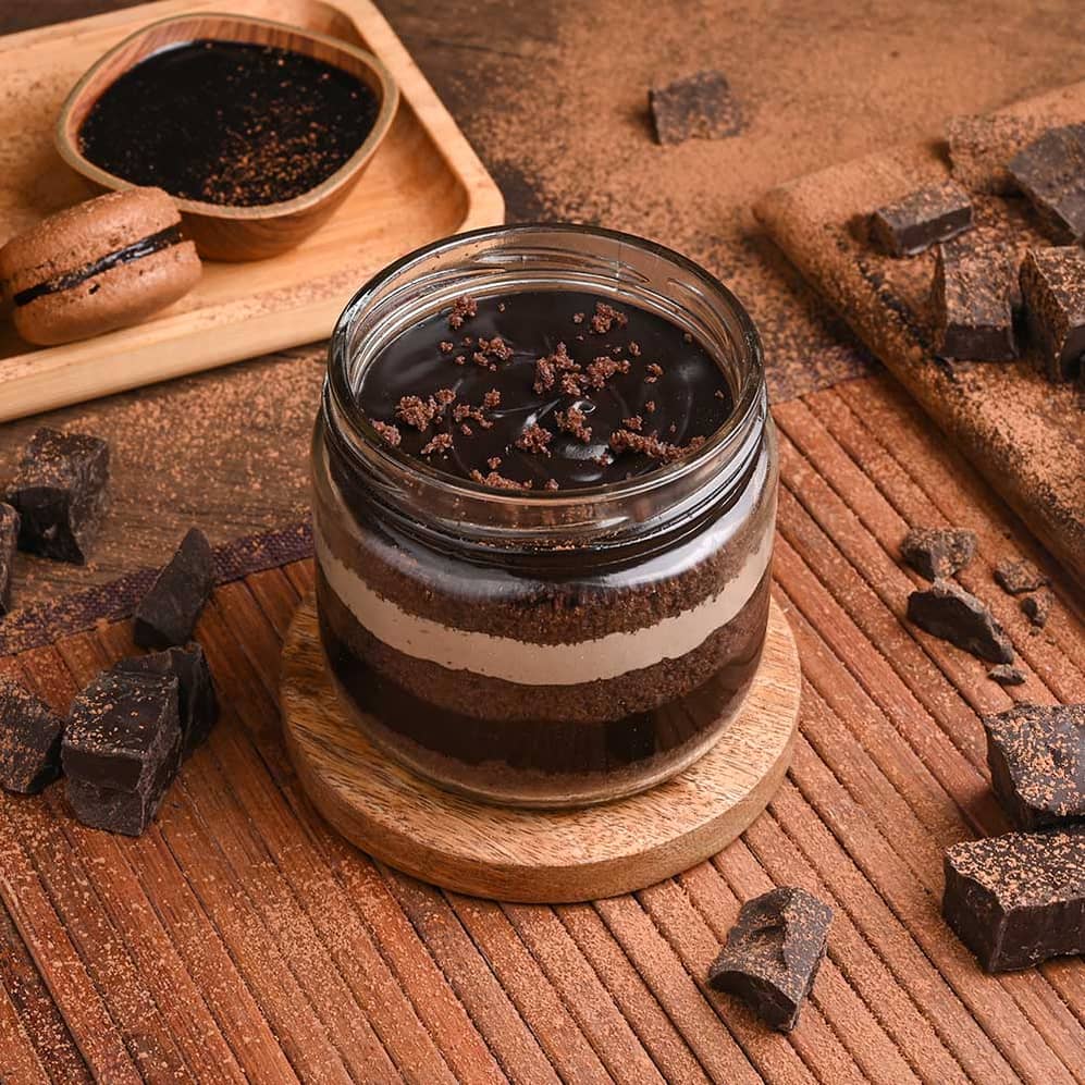 Buy Chocolicious Mud Single Jar Cake 200 ml Online - Order Now