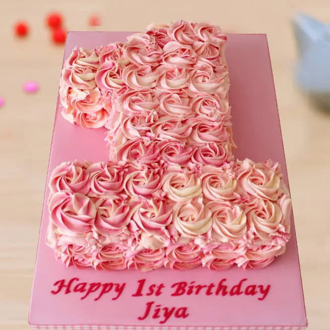 Buy Rosette Number One Cake Online - Order Now