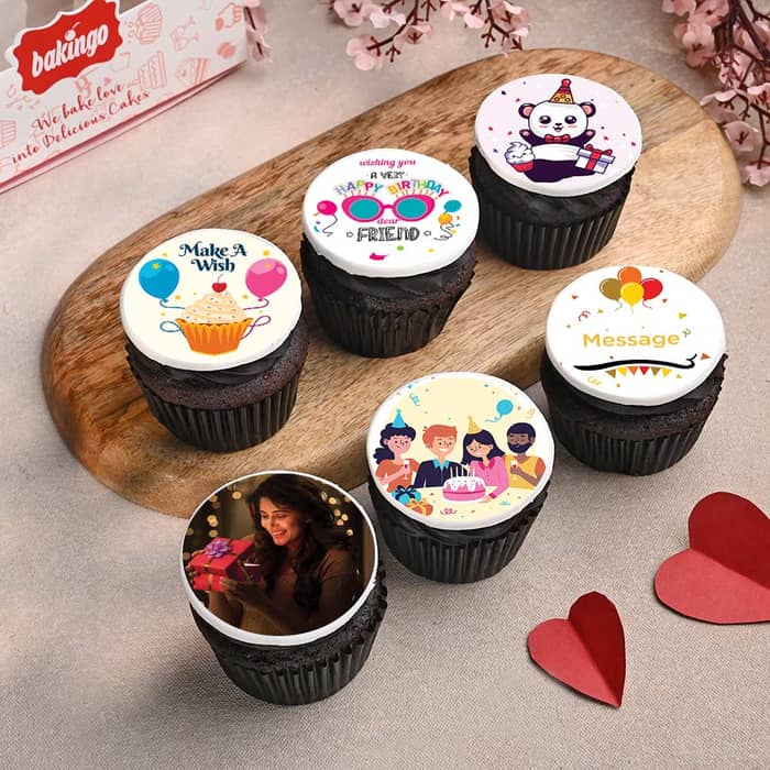 Personalised Cupcakes | Order Photo Cupcakes Online | Free Delivery