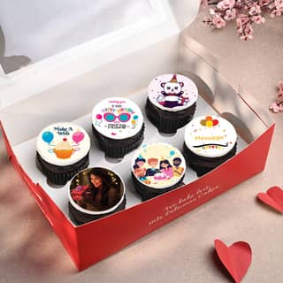 Personalised Cupcakes | Order Photo Cupcakes Online | Free Delivery
