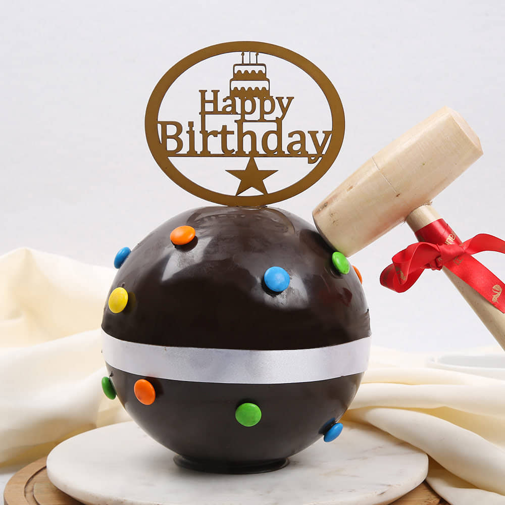 Buy Birthday Chocolate Pinata Cake Online - Order Now