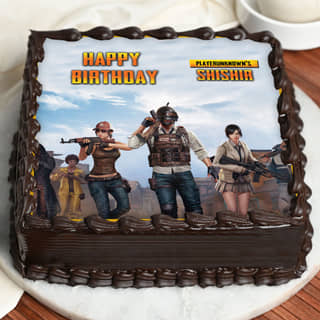PUBG Cakes Online For PUBG Lovers | Order PUBG Photo Cake
