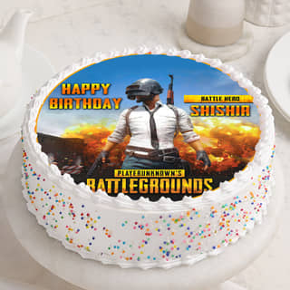 PUBG Cakes Online For PUBG Lovers | Order PUBG Photo Cake