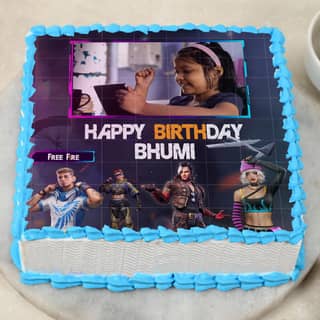 Free Fire Cake Online | Free Fire Theme Cake | Free Shipping