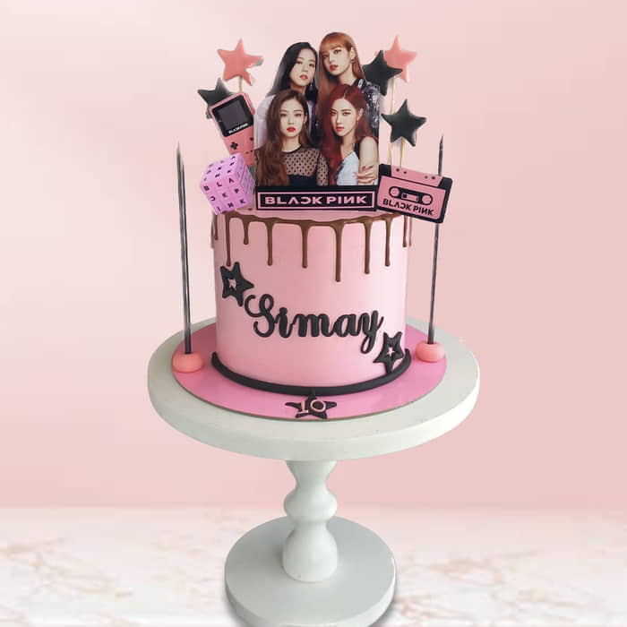 Blackpink Cakes | Black Pink Theme Cakes Online | Buy Now