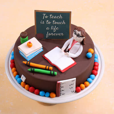 Teacher Theme Cakes | Buy Birthday Cake for Teacher | 2Hrs Delivery