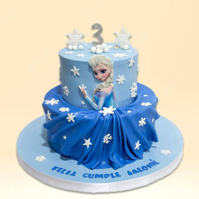 Buy Magical Elsa Theme Cake Online - Order Now