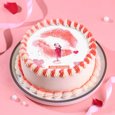 Kiss Day Cakes | Buy Romantic Cake for Kiss Day Celebration