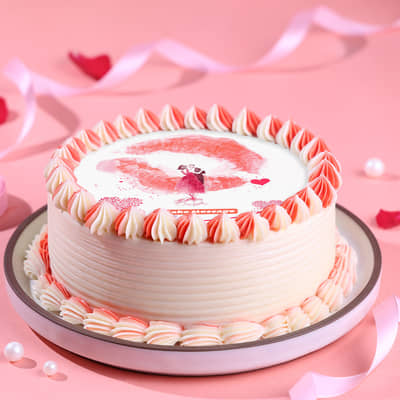 Kiss Day Cakes | Buy Romantic Cake for Kiss Day Celebration