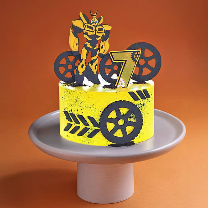 Buy Transformers Action Wheels Cake Online - Order Now