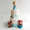 Buy Two-Tier Frozen Theme Cake Online - Order Now