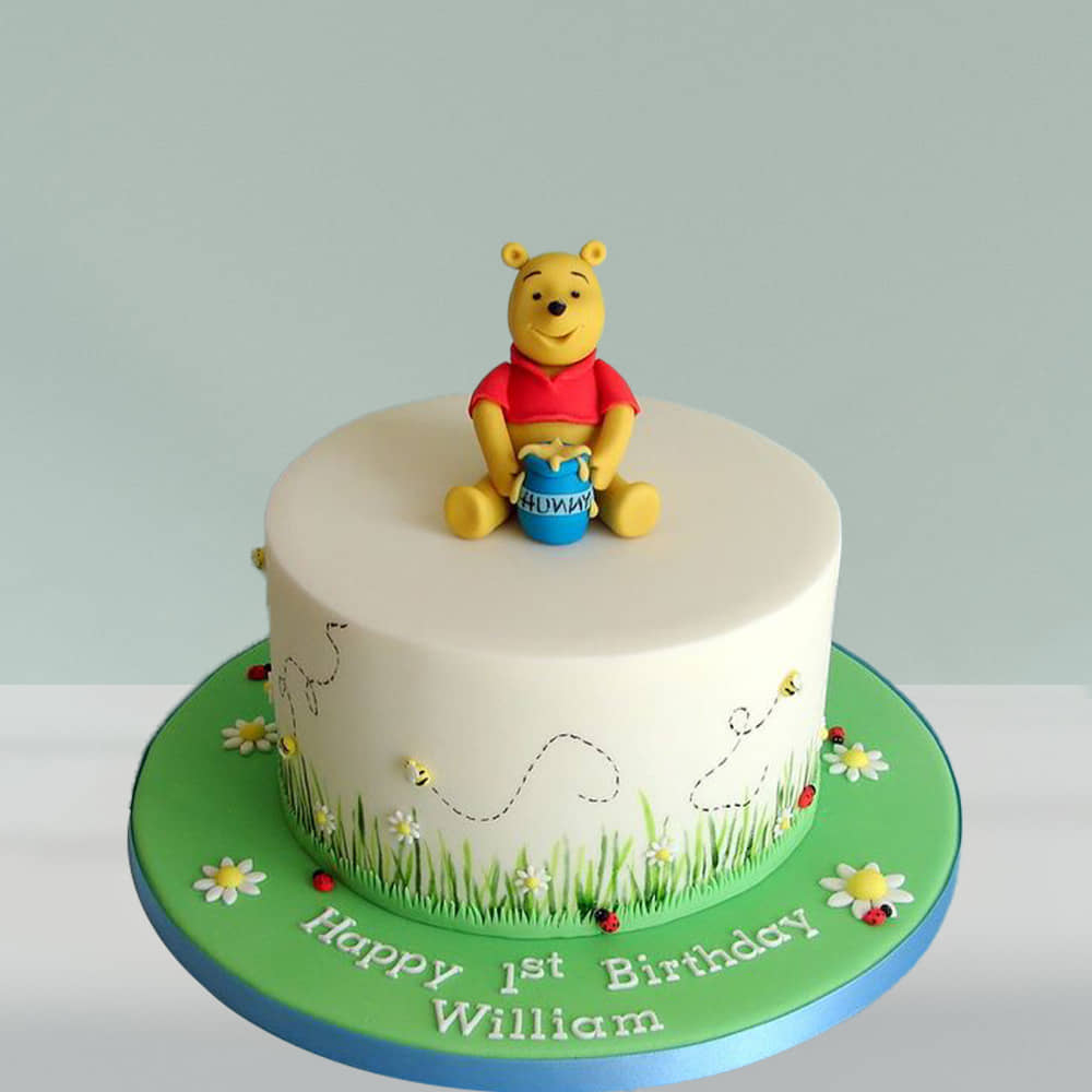 Buy Winnie The Pooh Theme Cake Online - Order Now